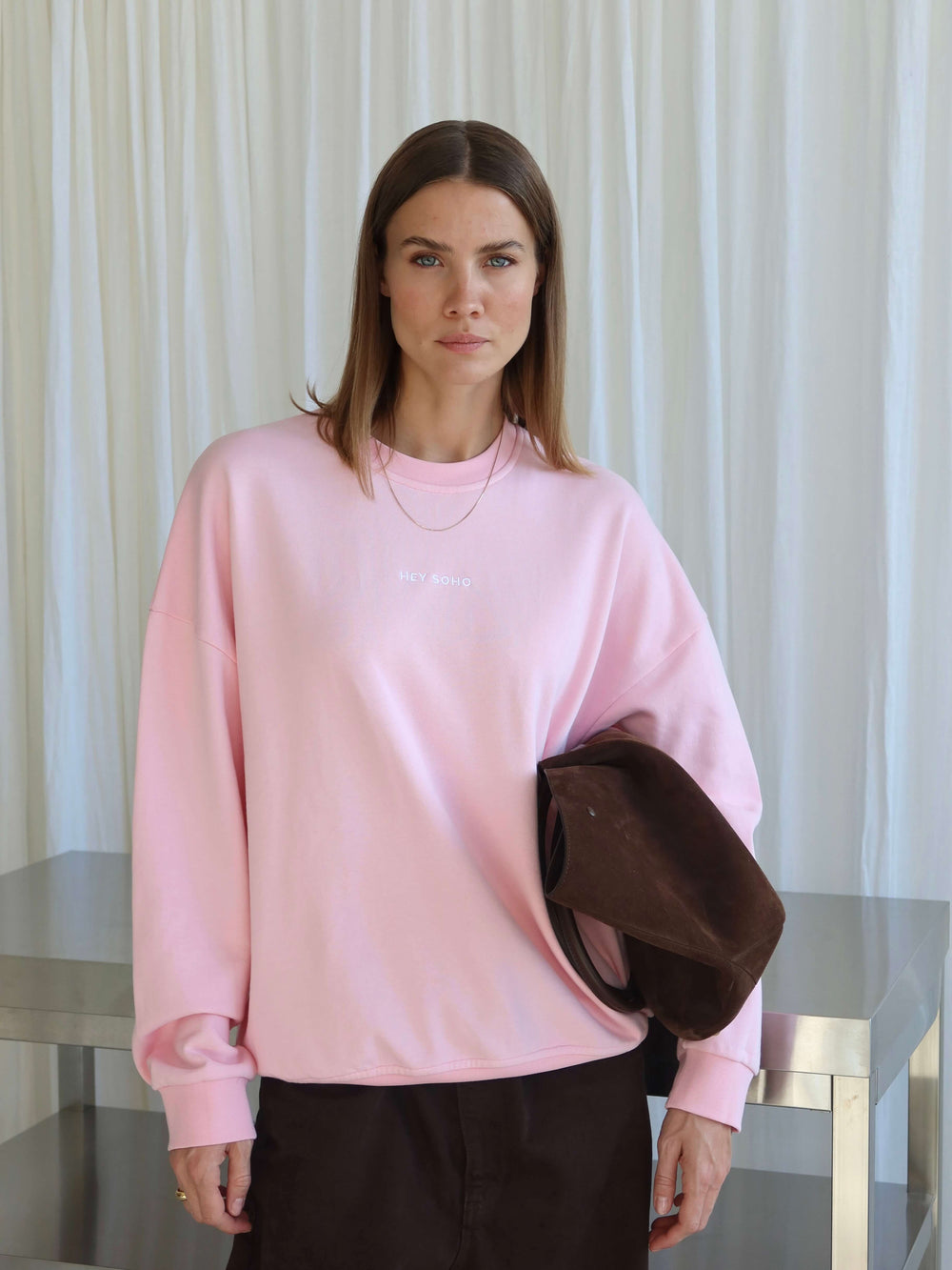 HEY SOHO Sweater vintage pink
